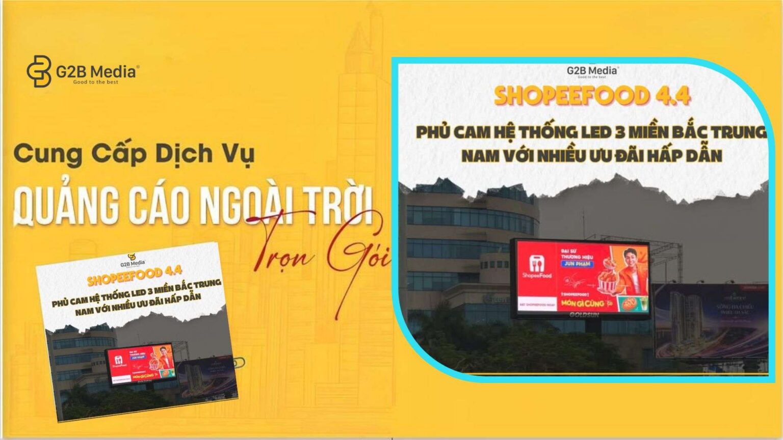 Case Study: G2B Media Phủ Cam Hệ Thống Màn Hình LED OOH 3 Miền Cùng ...